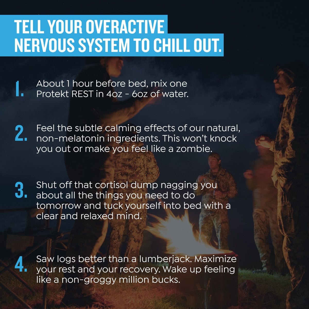 Liquid Sleep Aid | 100% Natural, Zero Calories, Zero Sugar | Protekt