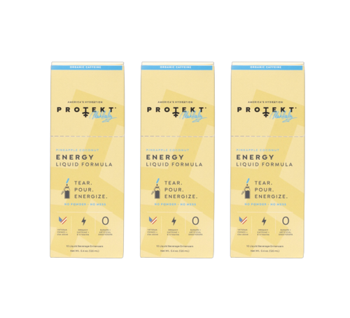Liquid Energy Supplements | 100% Natural, Organic Caffeine | Protekt